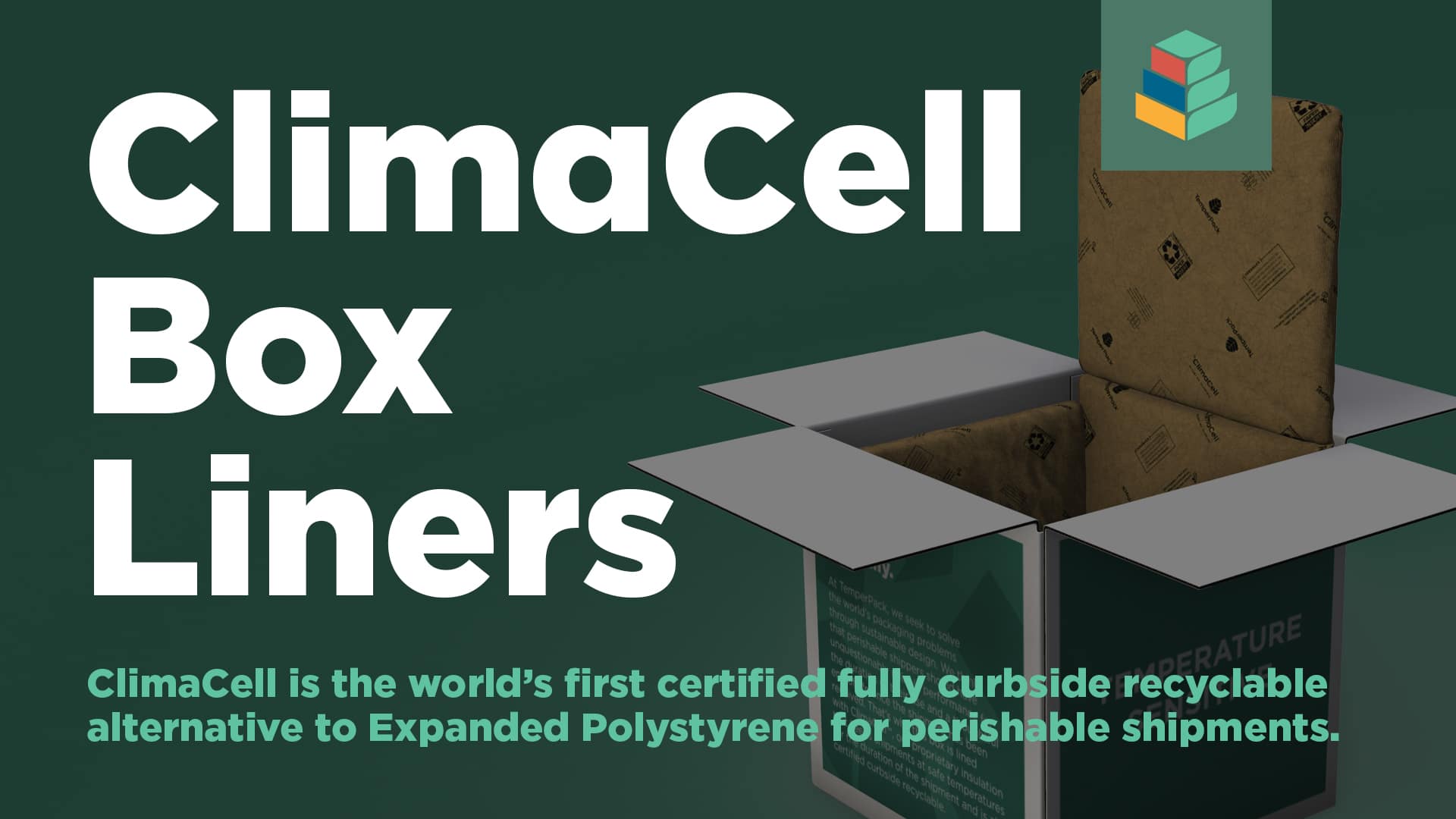 ClimaCell - A Certified Fully Curbside Recyclable Box Liner - TemperPack